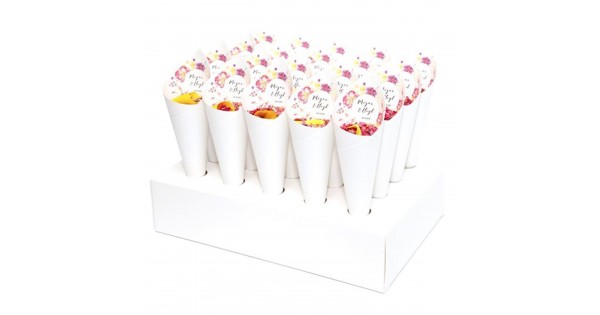 Fleur Wedding Confetti Cones And Biodegradable Confetti