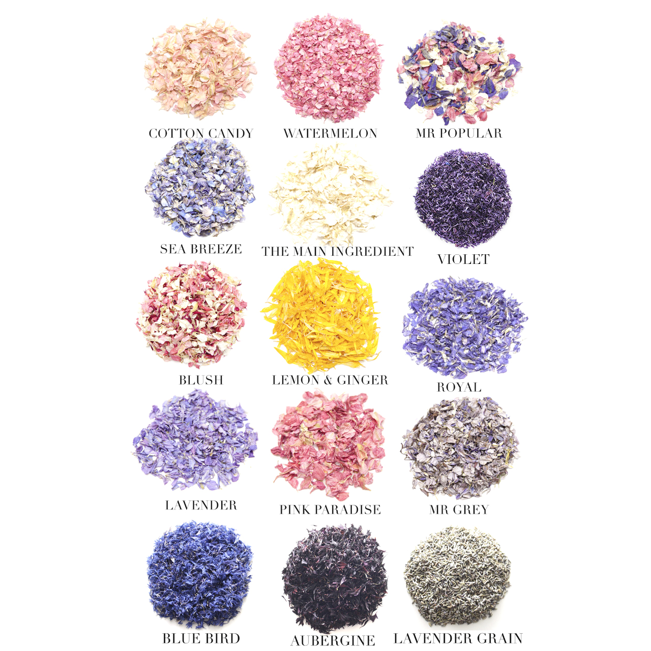 Create Your Own Wedding Confetti Mix